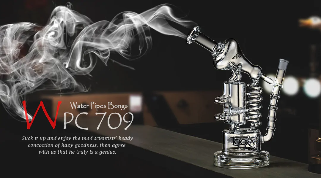 12" Cyclone Pyrex Bong | LOOKAH