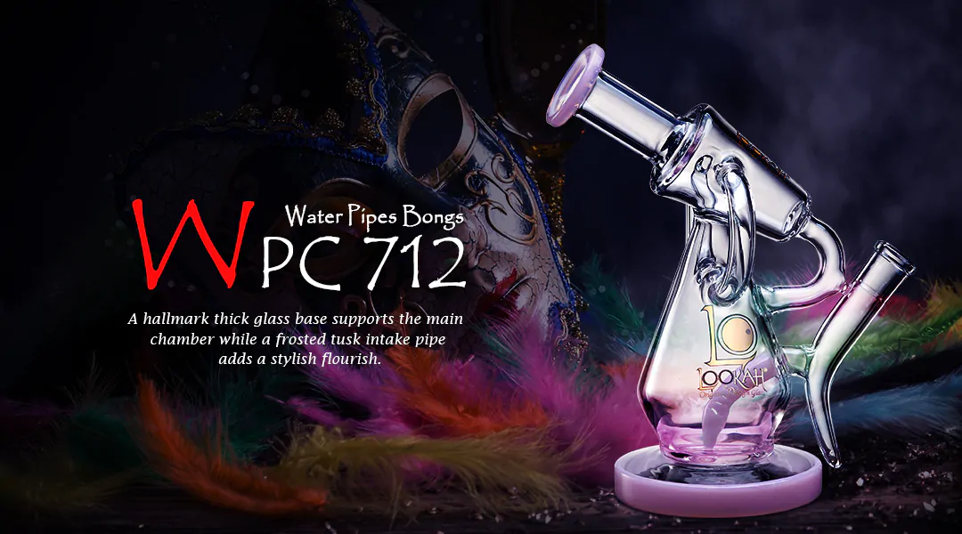 8" Mini Cone Shaped Telescope Bong | LOOKAH