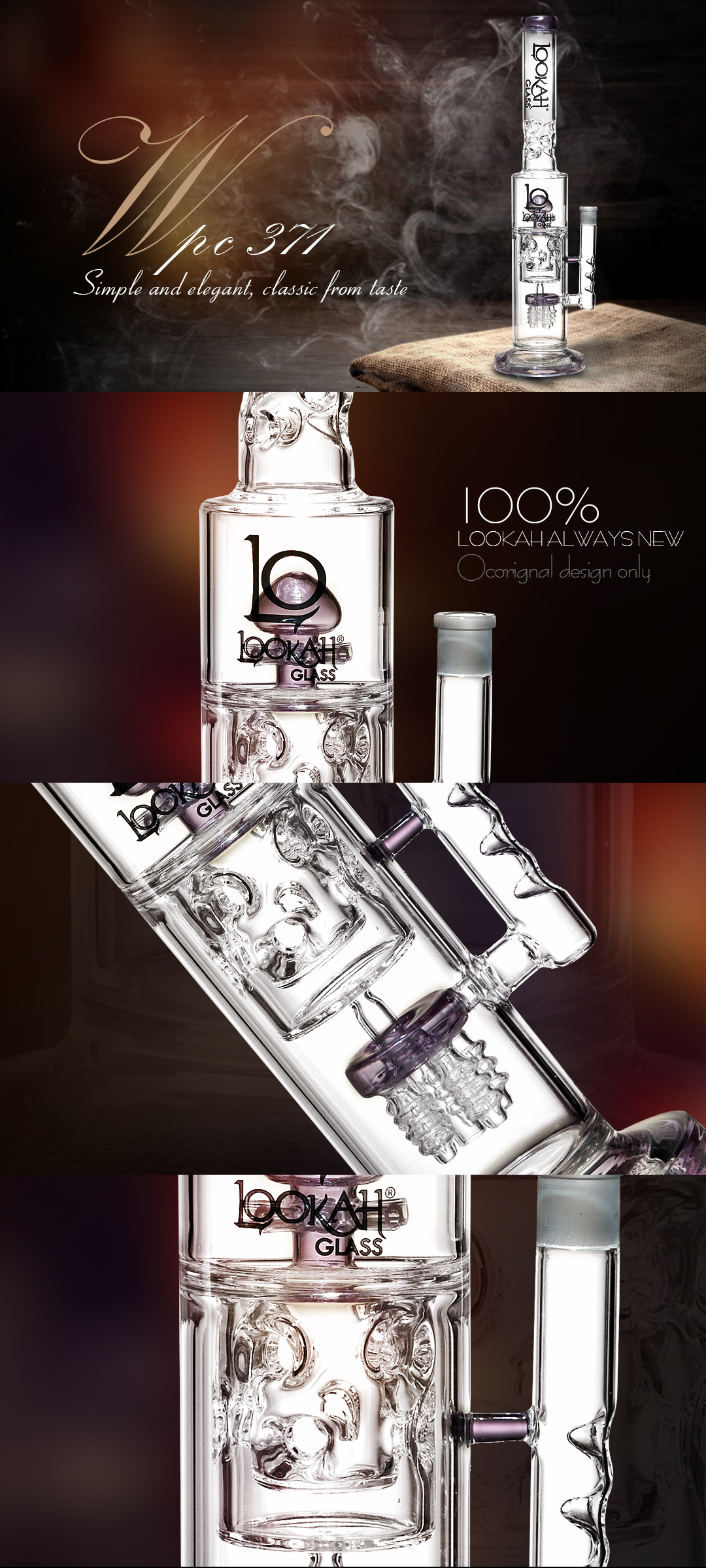 LOOKAH Glass Classic Big Bong For Sale Online | LOOKAH