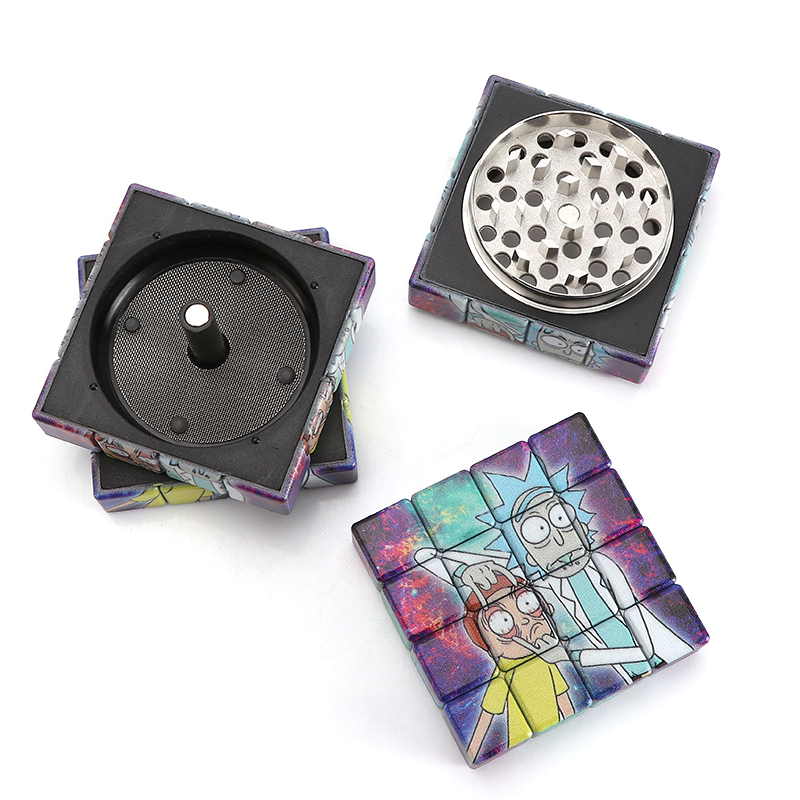 4 Layers Rubiks Cube Herb Grinder
