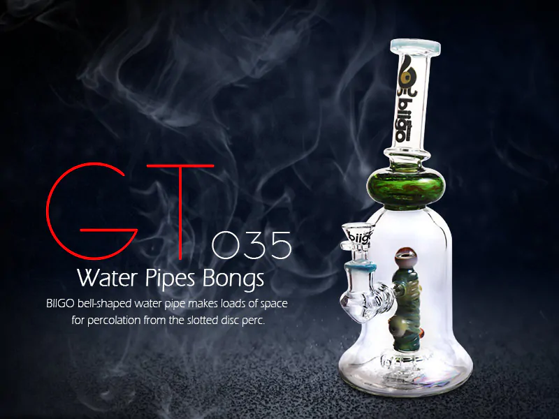 12” Cool Eye Percolator Bell Glass Bong | LOOKAH